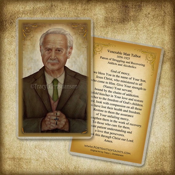 Matt Talbot Holy Card, Saint for Alcoholism - Etsy
