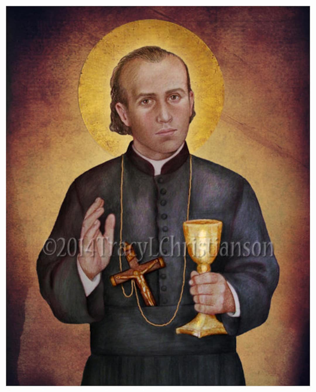 St. Gaspar Del Bufalo Catholic Patron Saint Art Print - Etsy