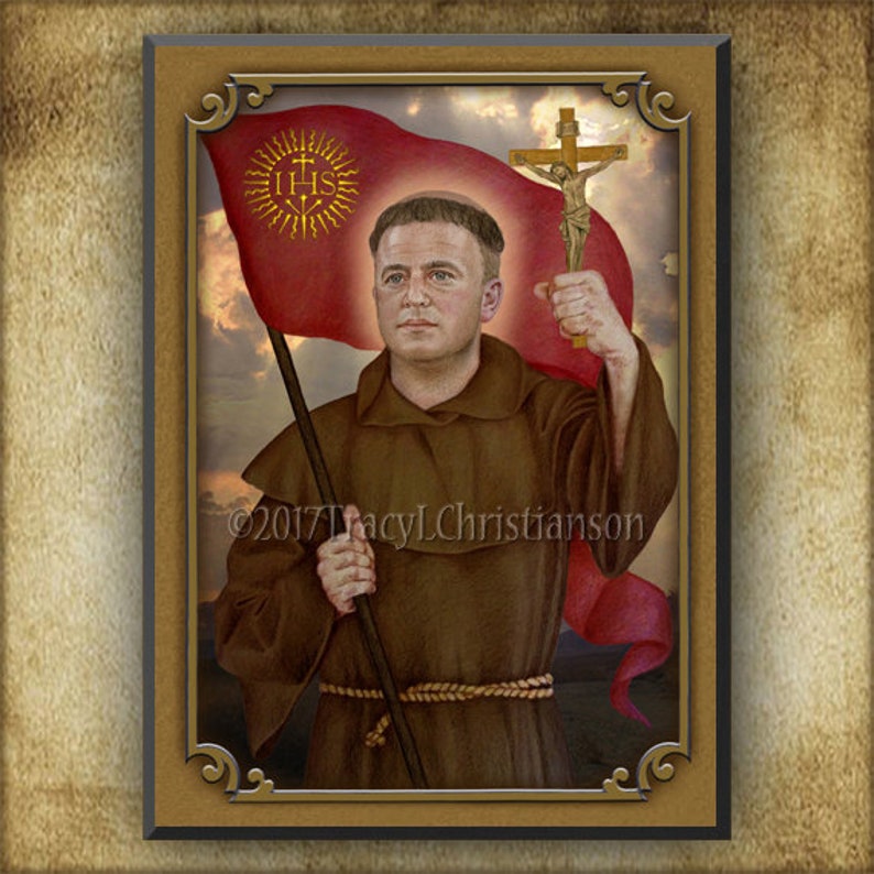 St. John of Capistrano Wood Plaque and Holy Card GIFT SET | Etsy