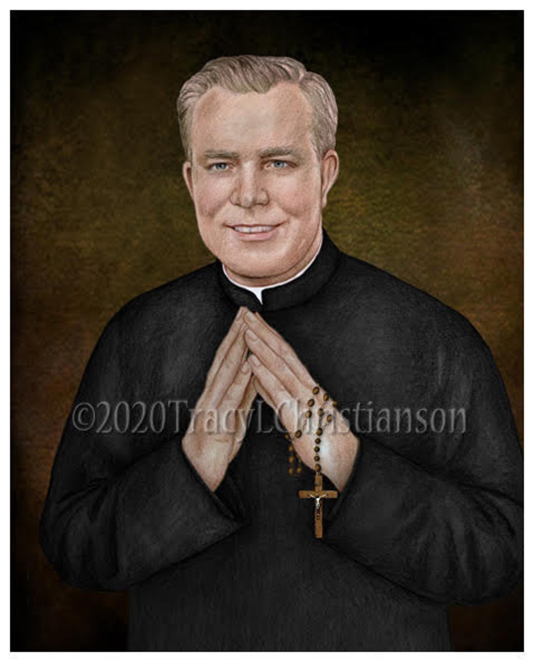 Fr. Patrick Peyton Print, Catholic Fine Art, the Rosary Priest - Etsy