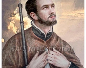 St Francis Xavier Poster Print. Saint Francis Xavier Wall Art - Etsy