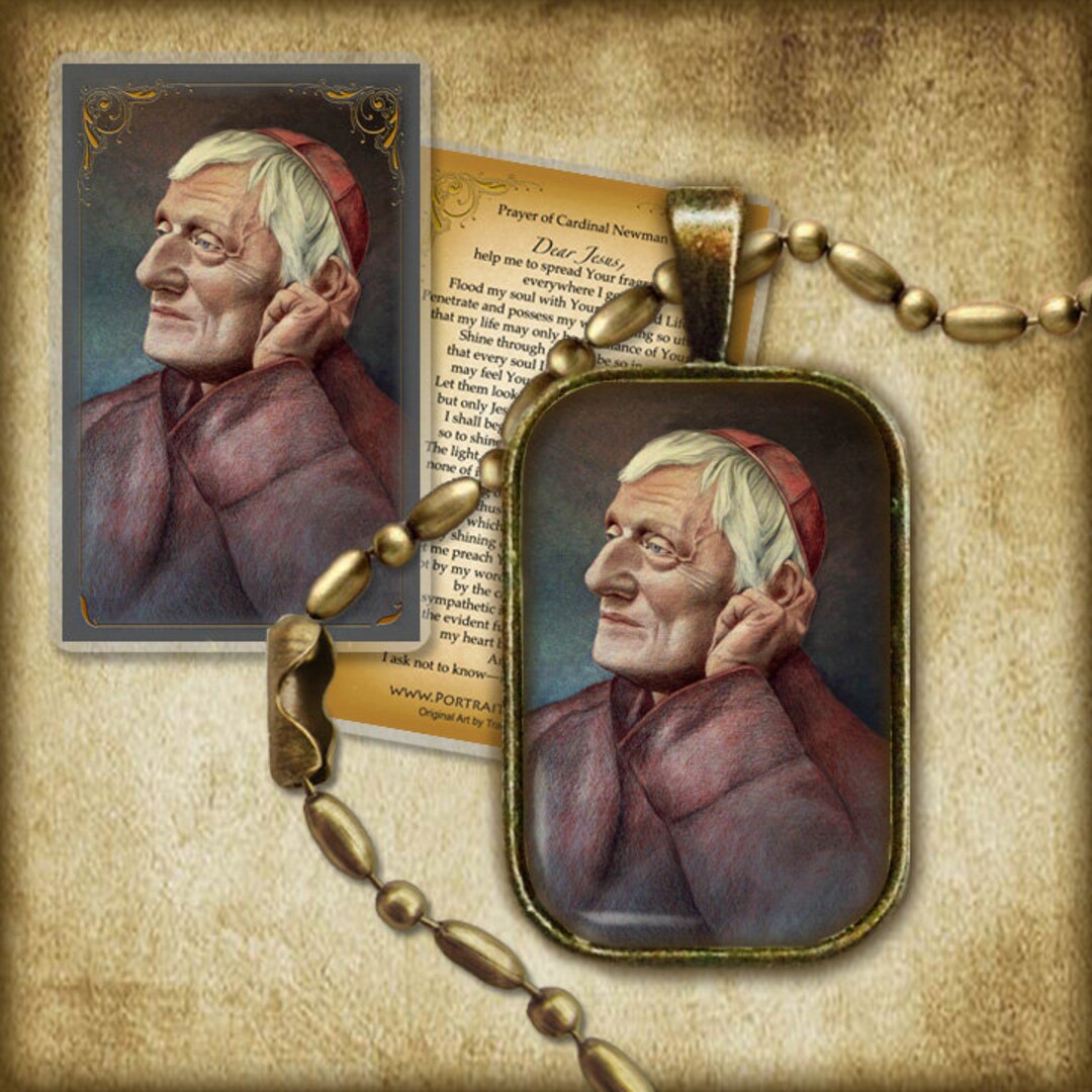 St. John Henry Newman Pendant and Holy Card GIFT SET for Converts - Etsy