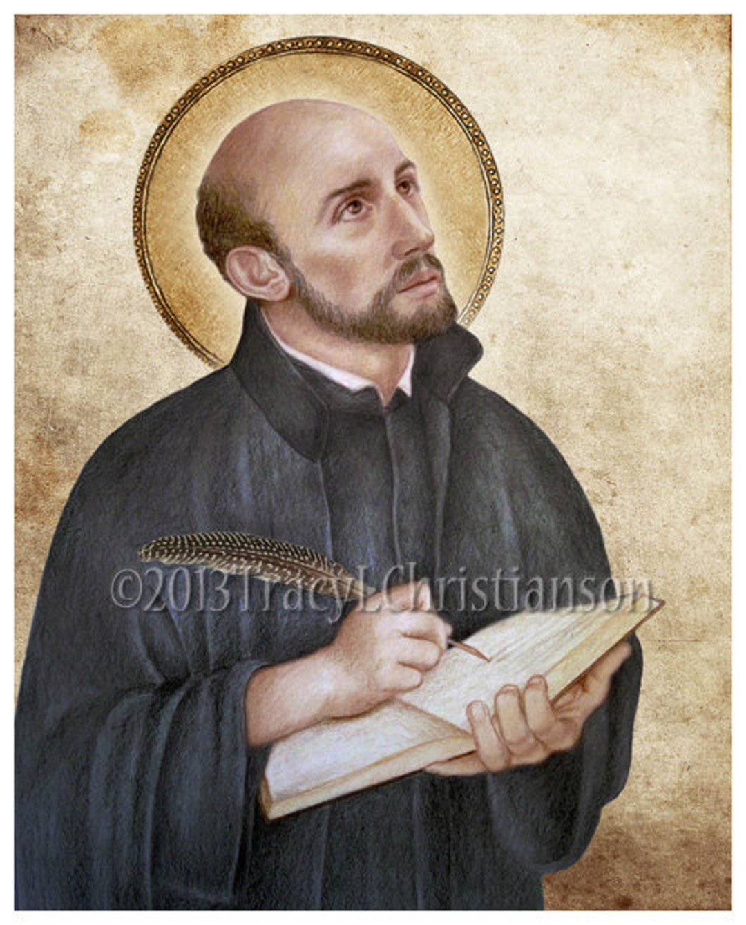 St. Ignatius of Loyola Art Print Catholic Patron Saint of Educators ...