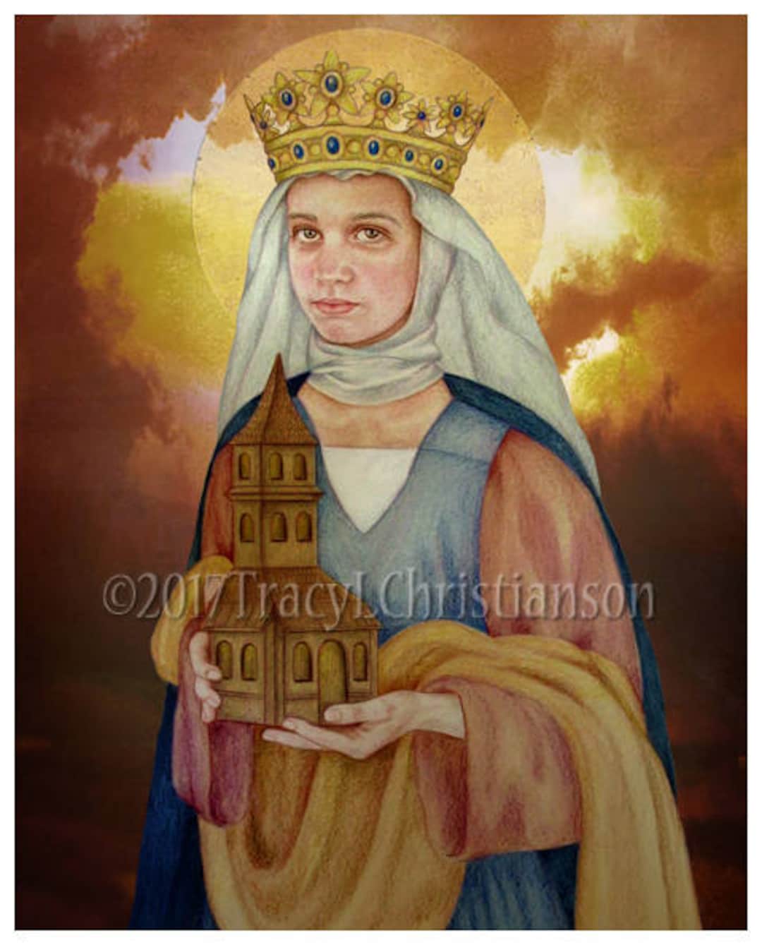 St. Adelaide, Catholic Fine Art Print - Etsy