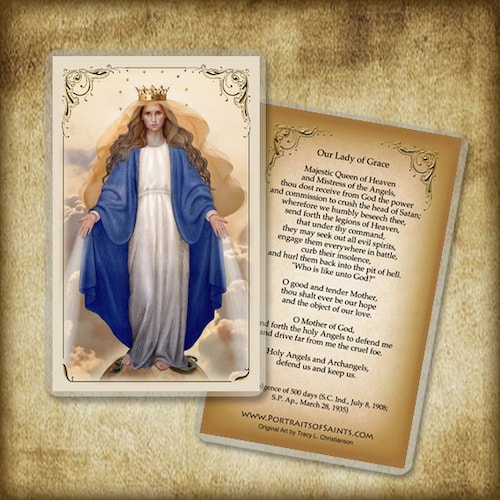 Our Lady of Mount Carmel Prayer Card - Etsy