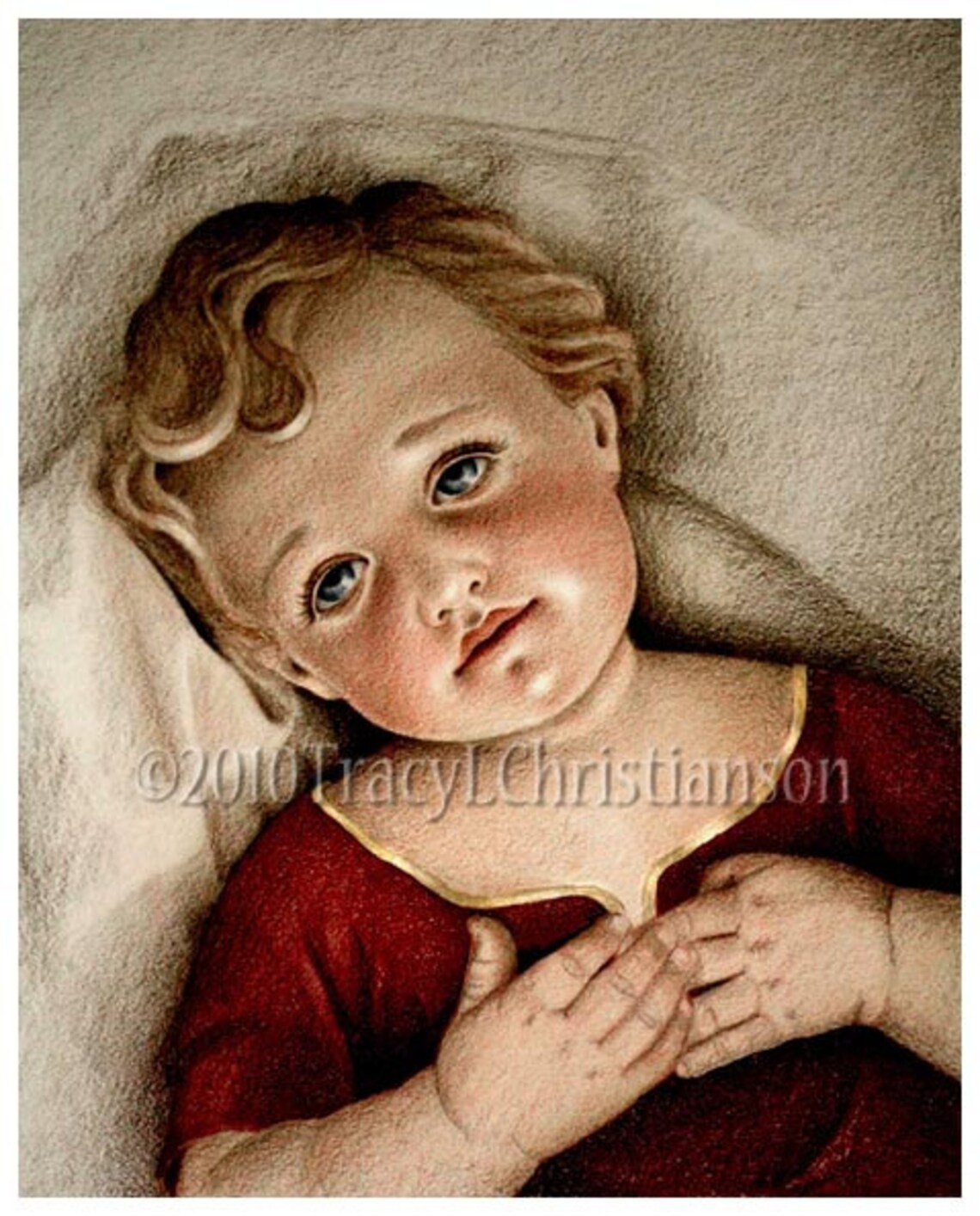 The Infant Baby Jesus Fine Art Print - Etsy
