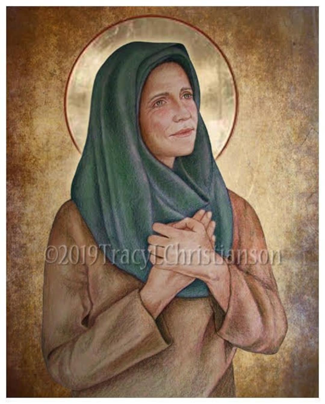 St. Hannah, Catholic Fine Art Print, Patron Saint of Infertility - Etsy