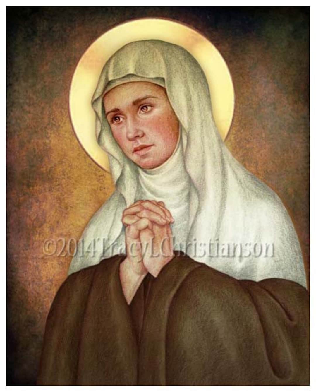 St. Angela De Merici Catholic Fine Art Print, Patron of the Handicapped ...
