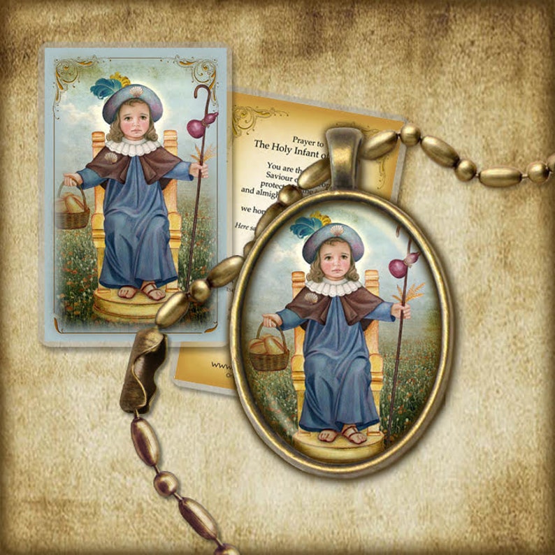 The Holy Child of Atocha santo Niño De Atocha Pendant and - Etsy