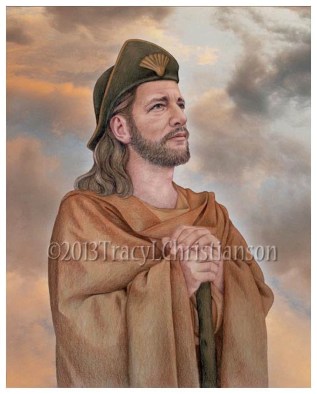 St. James the Greater Art Print, Catholic Patron Saint, Apostle - Etsy