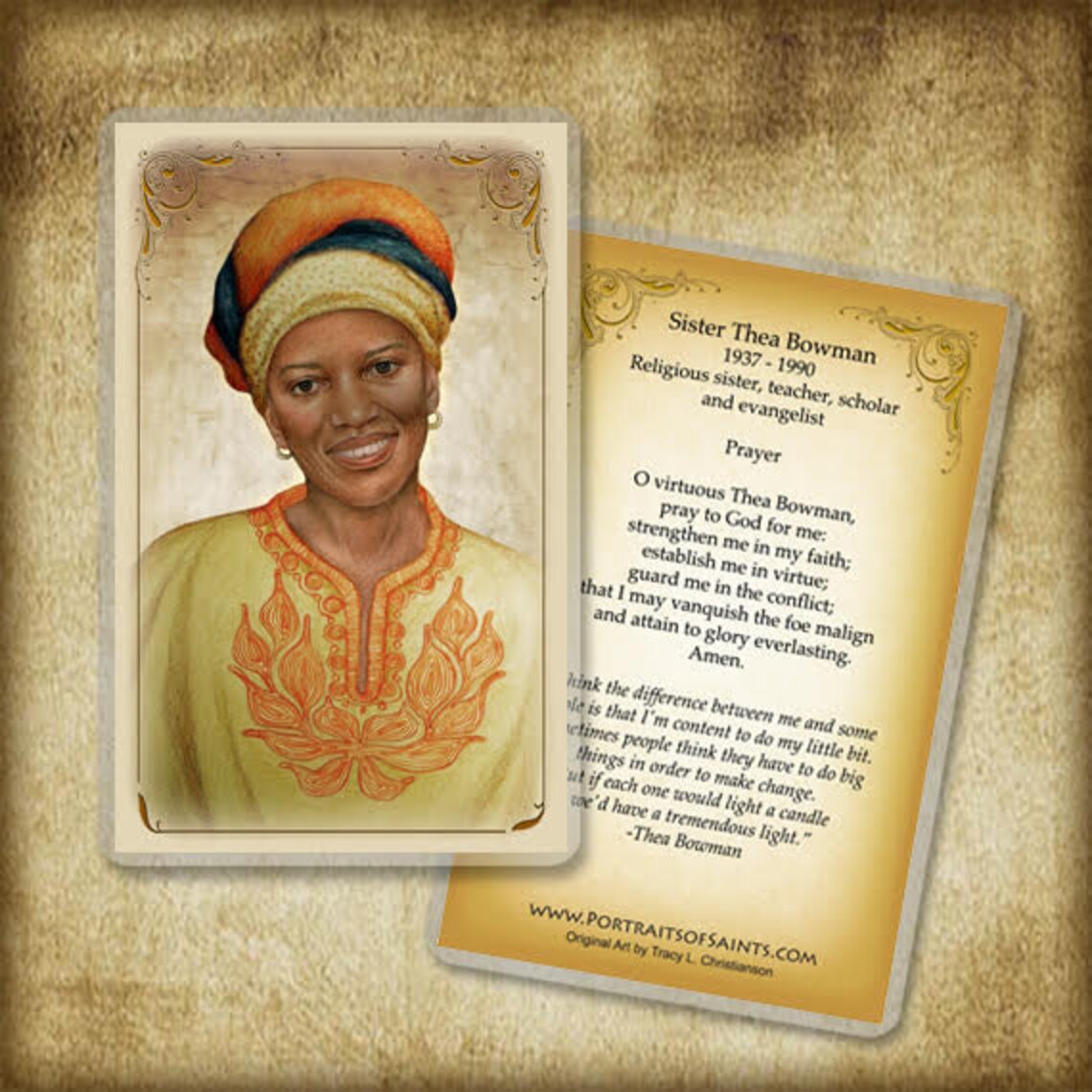 Sr. Thea Bowman Holy Card, Saint Prayer Card - Etsy