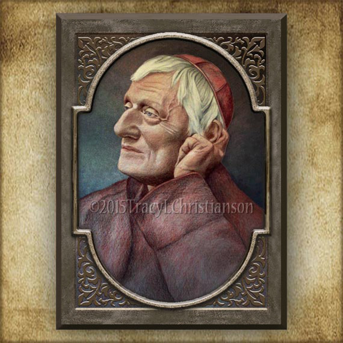 St. John Henry Newman Cardinal Newman Wood Plaque & Holy Card | Etsy