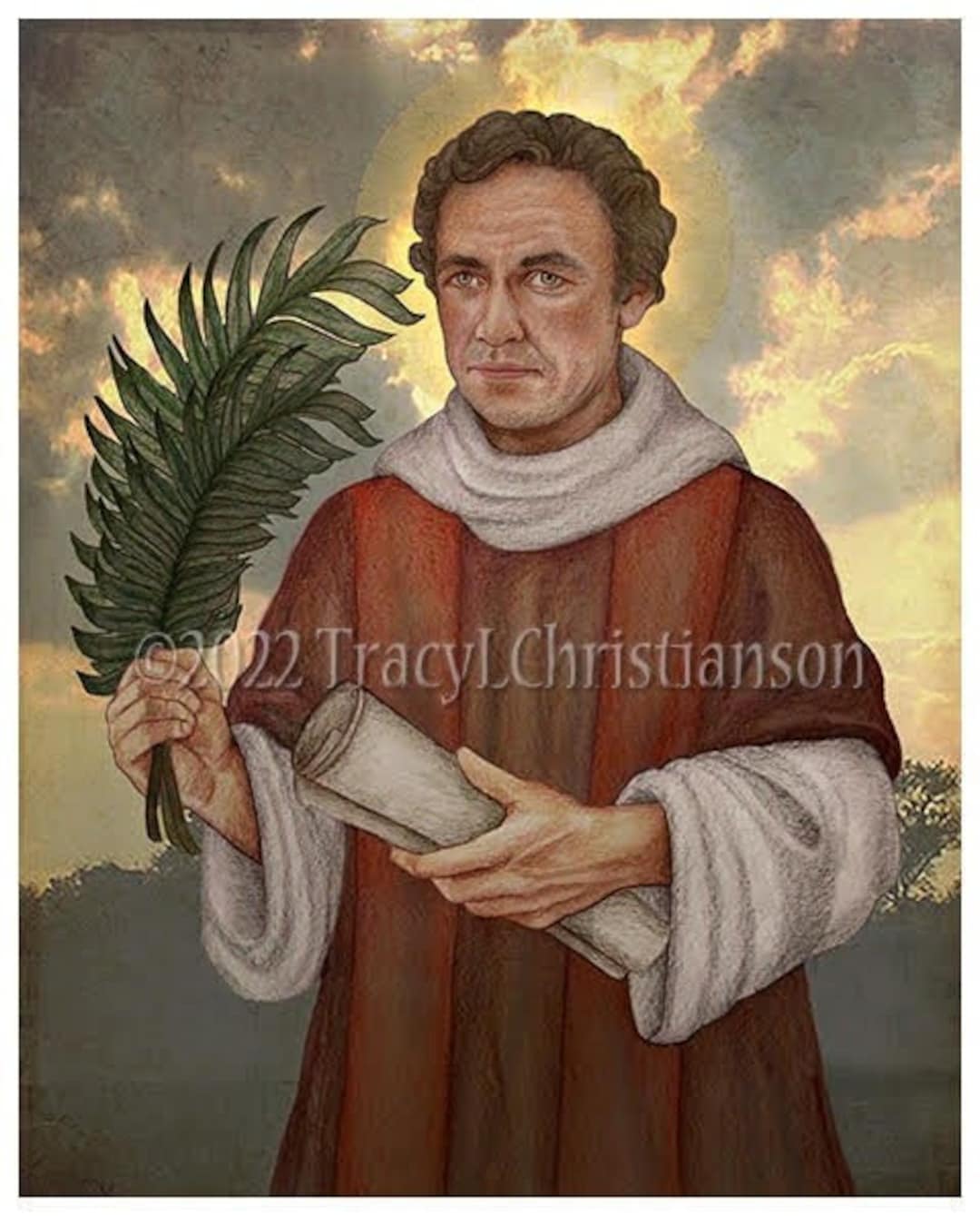 St. Cyriacus Fine Art Print/picture, Catholic Patron Saint Against ...