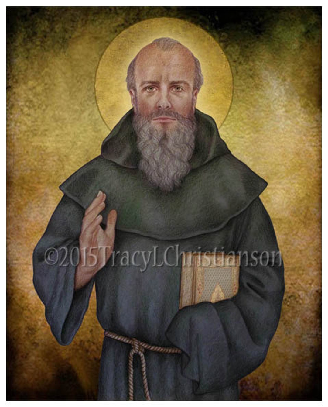 St. Columba Print, Catholic Art Patron of Ireland and Scotland - Etsy
