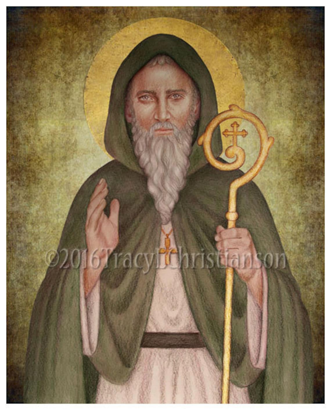 St. Declan of Ardmore Print Catholic Fine Art Print - Etsy