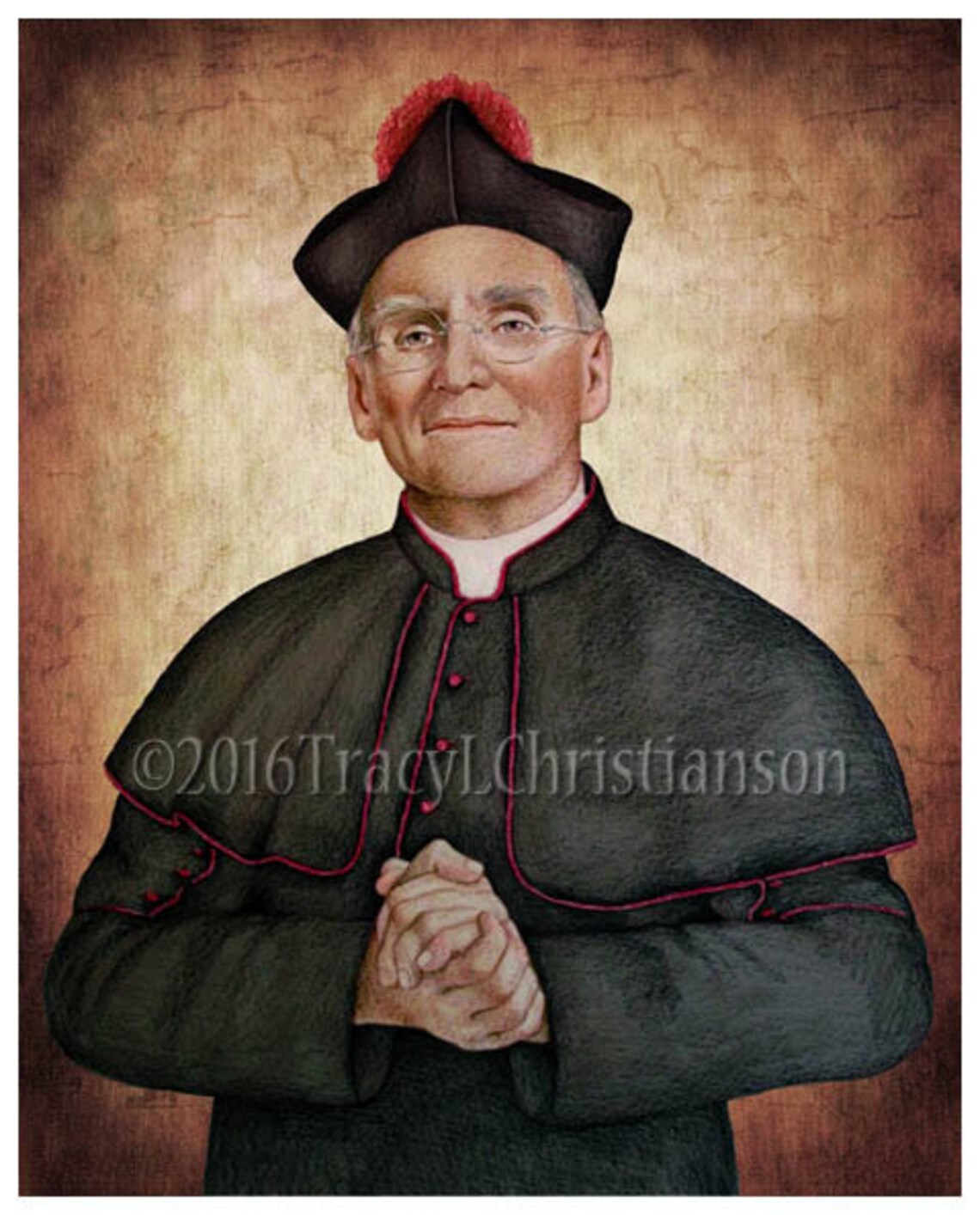 Fr. Nelson Baker Catholic Fine Art Print | Etsy