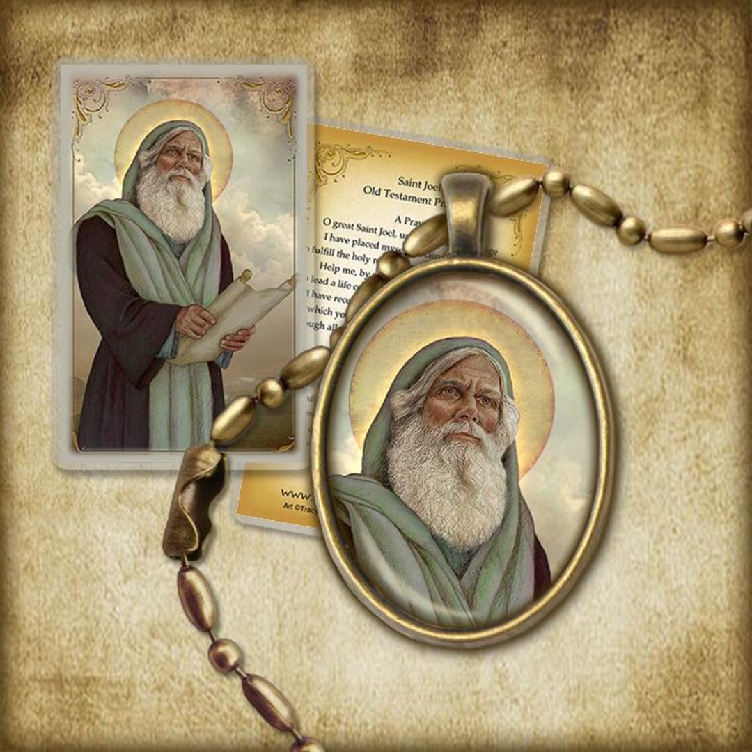 St. Joel Pendant/key Chain and Holy Card GIFT SET - Etsy