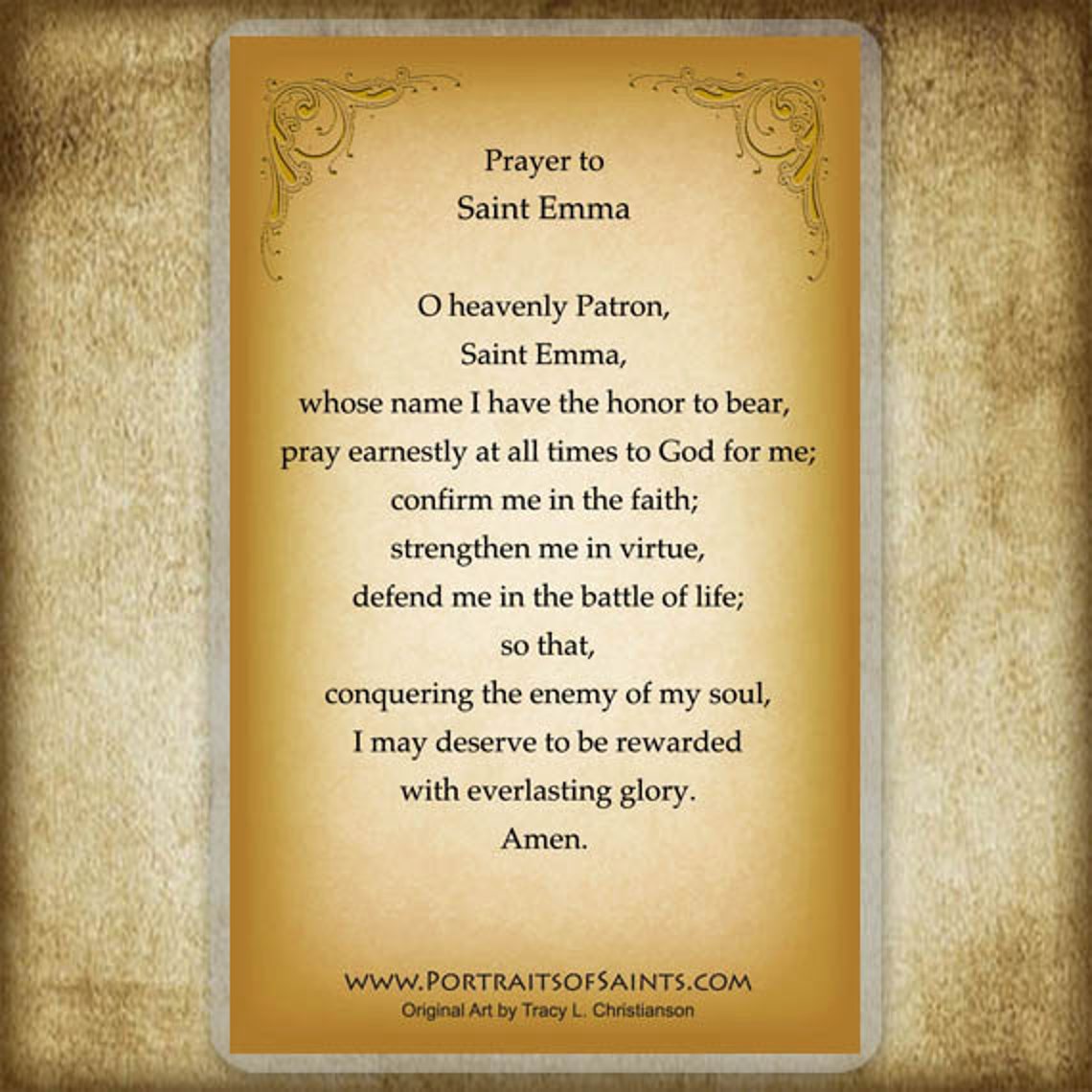 St. Emma of Gurk Prayer Card - Etsy