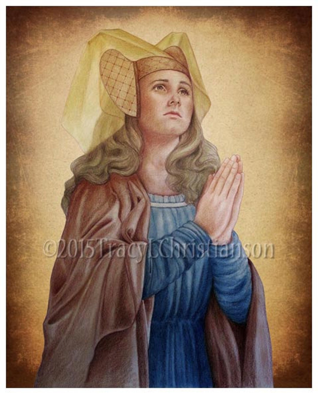 St. Emma (hemma) of Gurk Print, Catholic Fine Art, Patron of Childbirth ...