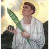 St. Drogo Wood Icon & Holy Card GIFT SET, Patron of Coffee - Etsy