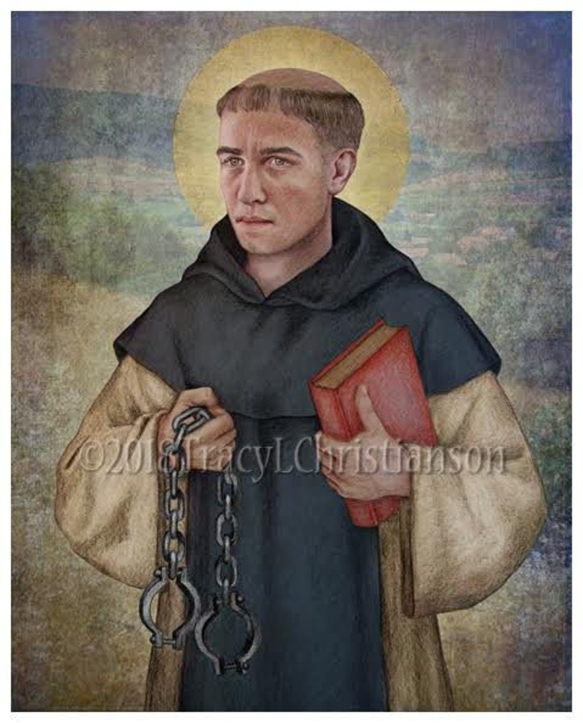 St. Leonard of Noblac Catholic Art Print, Patron of Prisoners ...