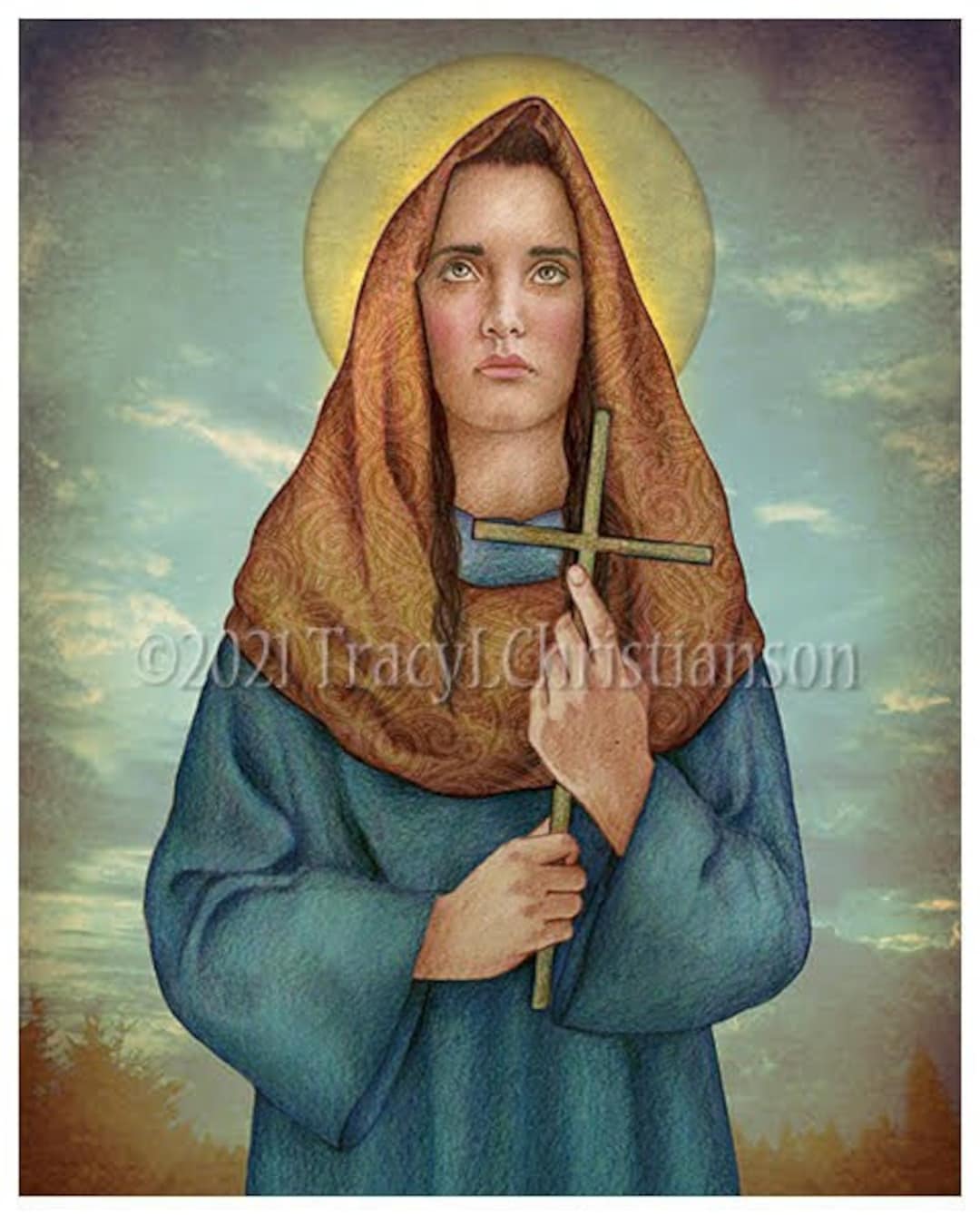 St. Zoe of Rome Art Print/picture, Catholic Saint - Etsy Australia