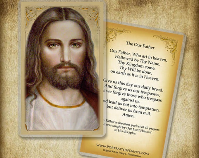 The Lords Prayer, Our Father Prayer Card. A5 With Envelope Catholic ...