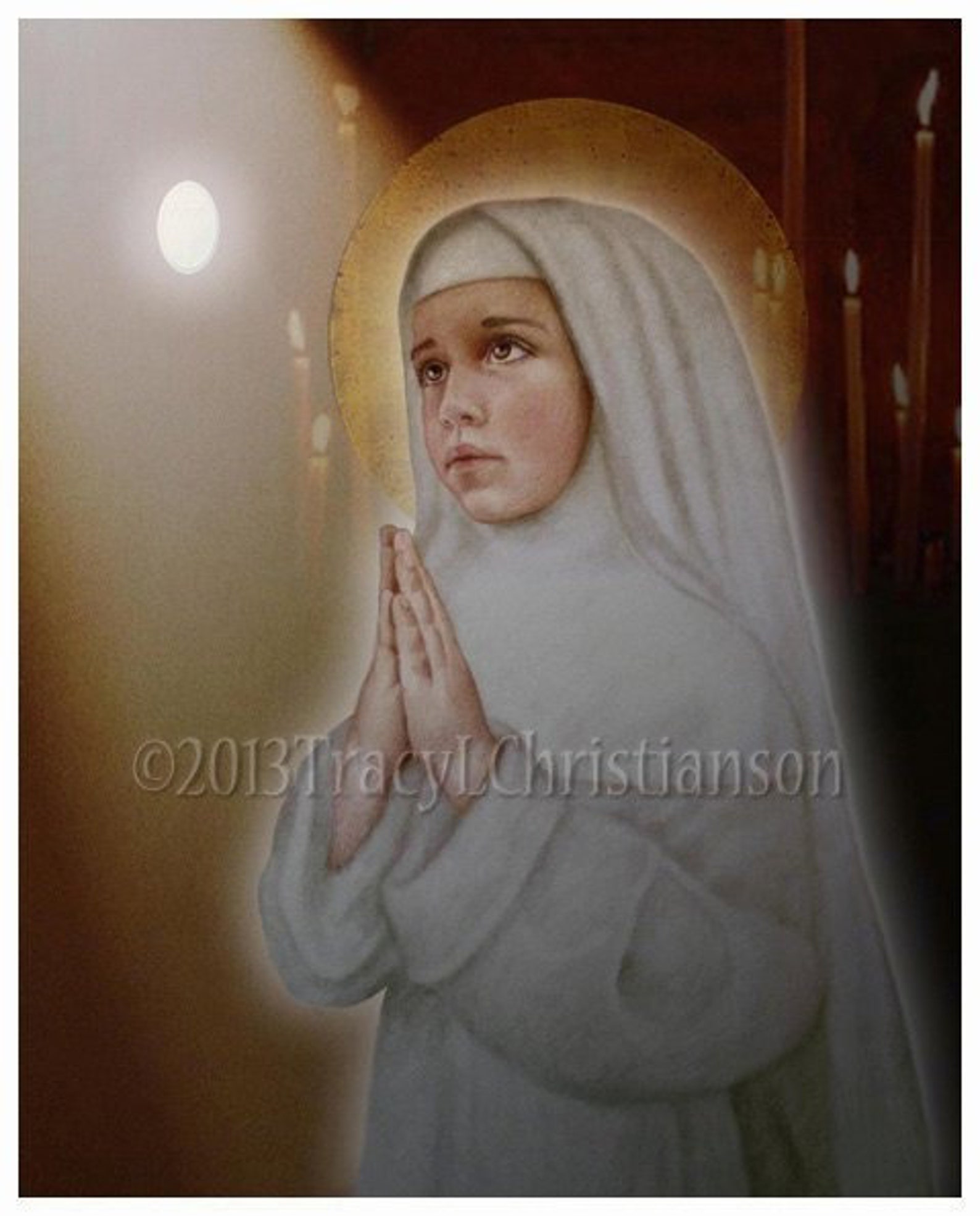 Bl. Imelda Lambertini Art Print/picture, Catholic Patron Saint of First ...