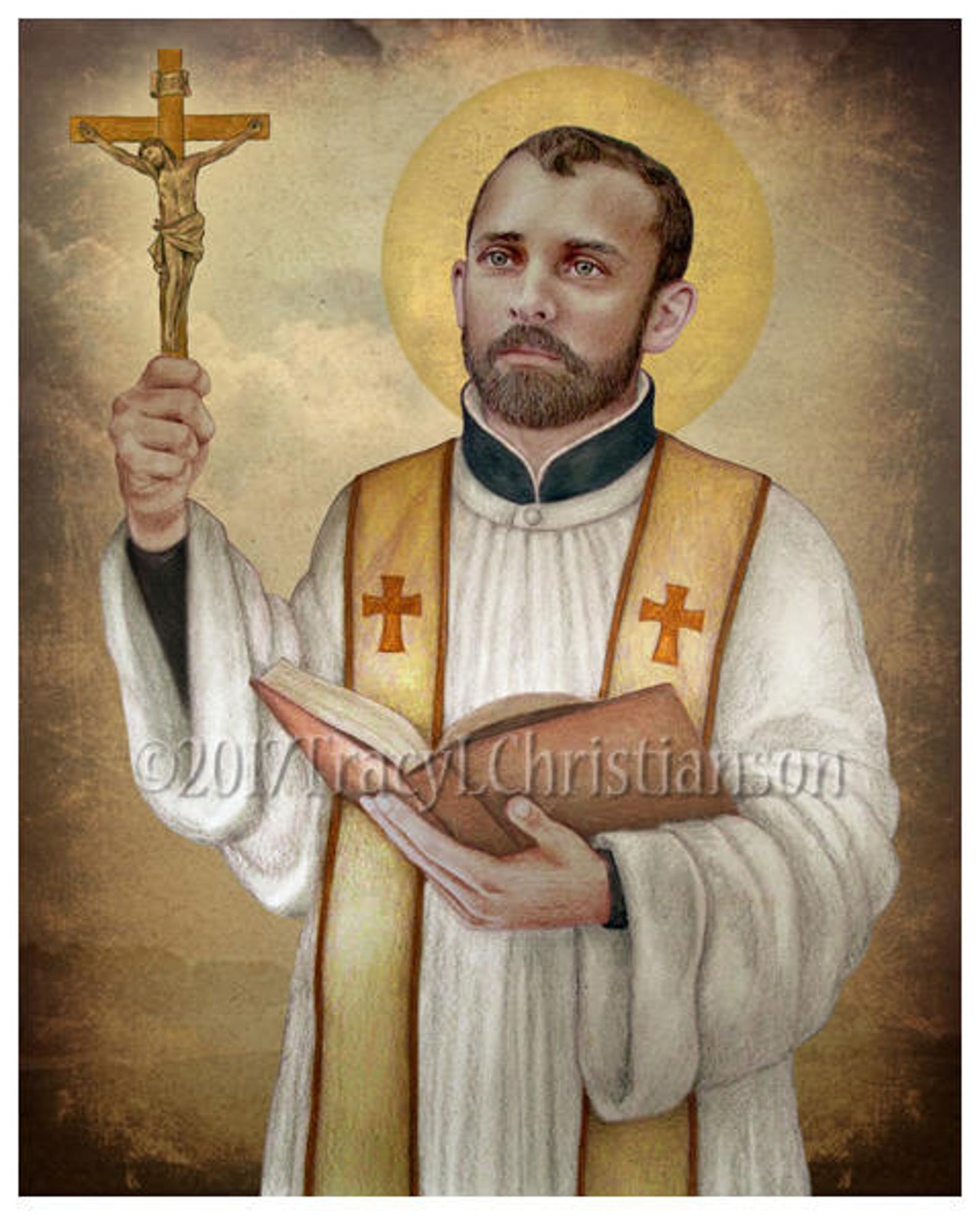 St. Cajetan Catholic Art Print - Etsy