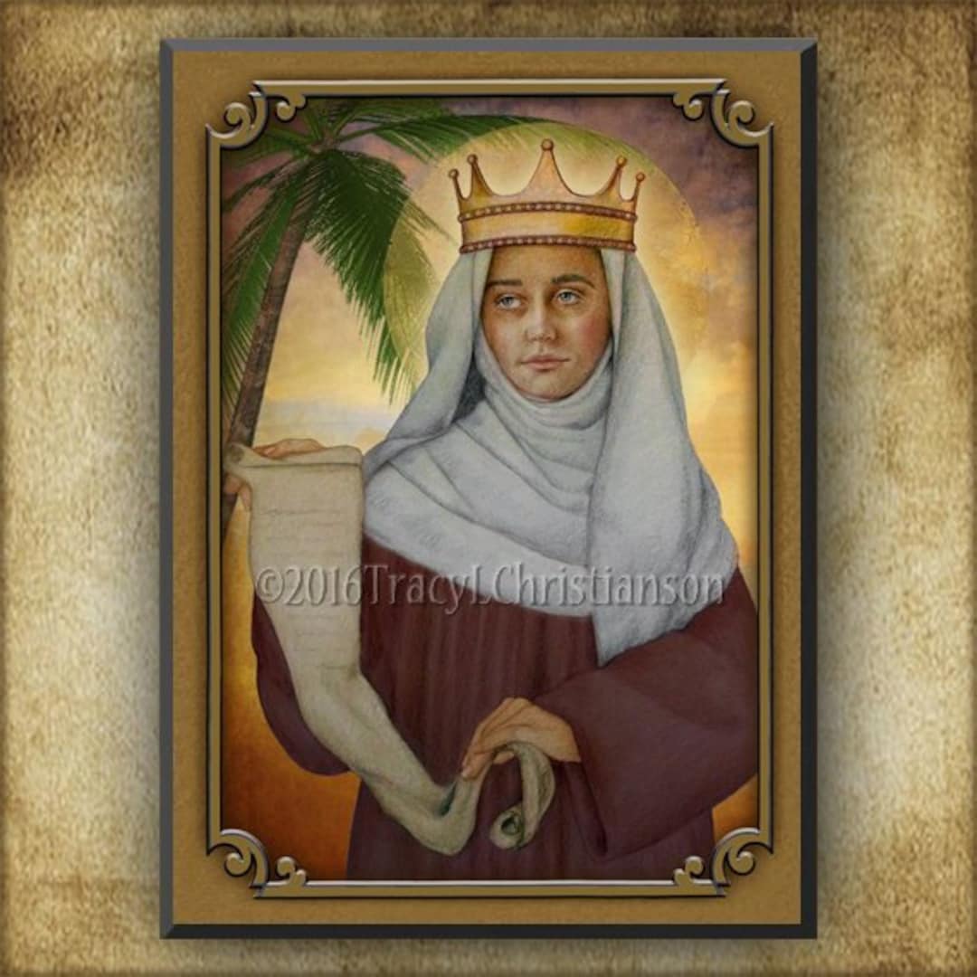 St. Deborah the Prophetess Wood Icon & Holy Card GIFT SET, From the Old ...