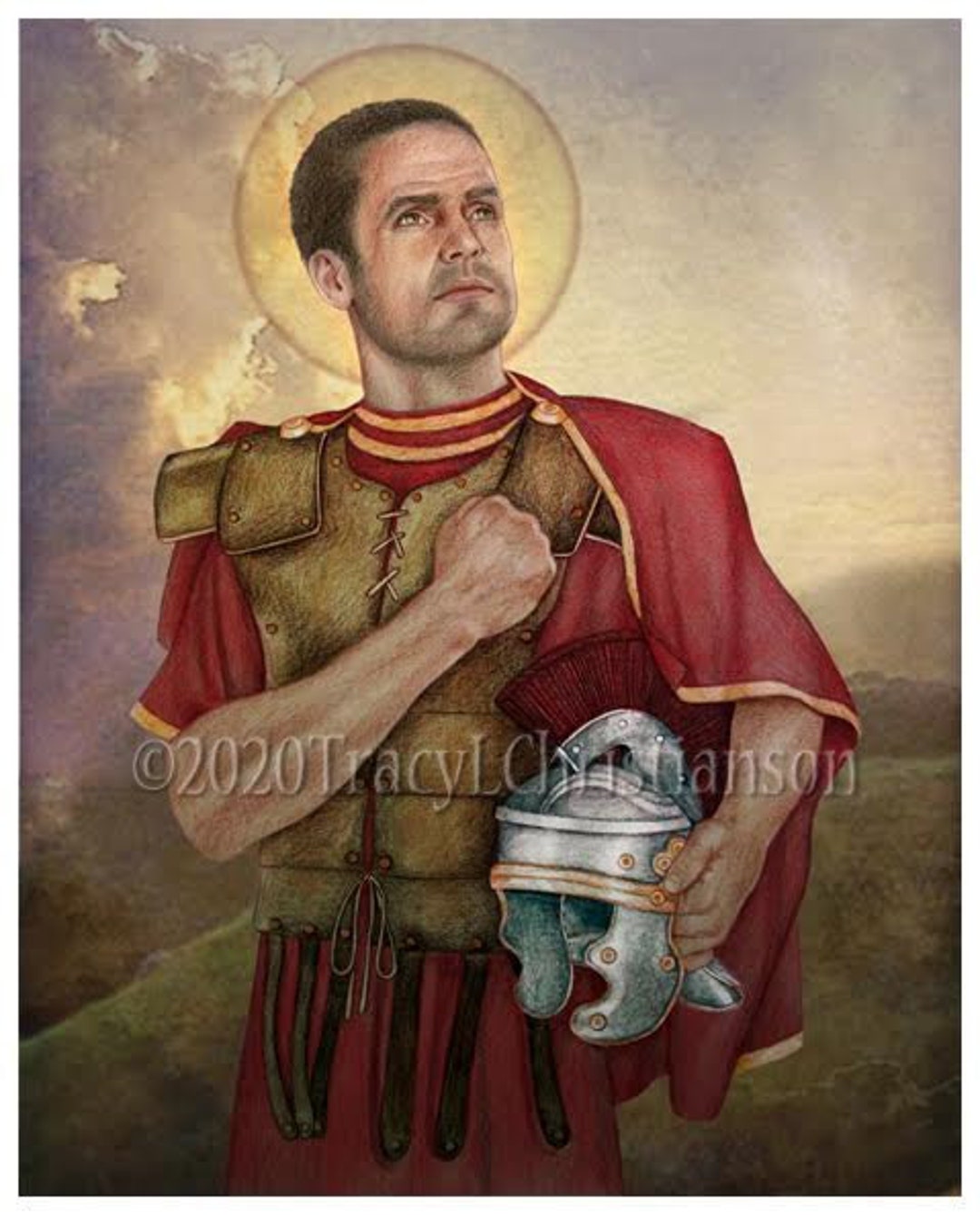 St. Cornelius the Centurion Print, Patron Saint, Catholic Art - Etsy