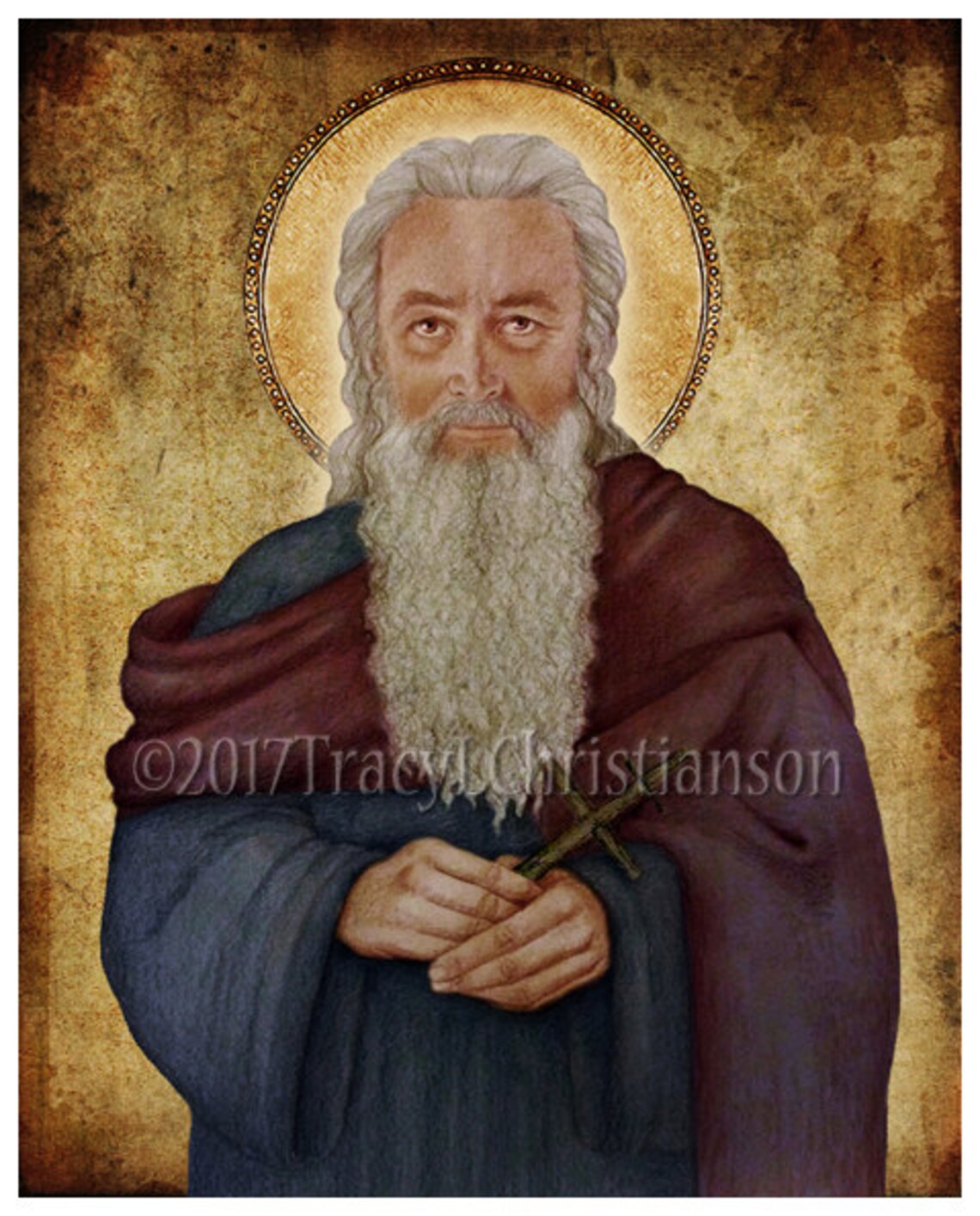 St. Benjamin Catholic Fine Art Print - Etsy