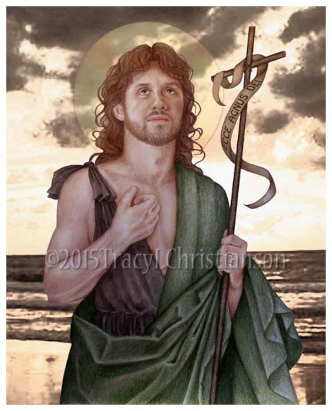 St. John the Baptist Catholic Fine Art Print, Prophet - Etsy