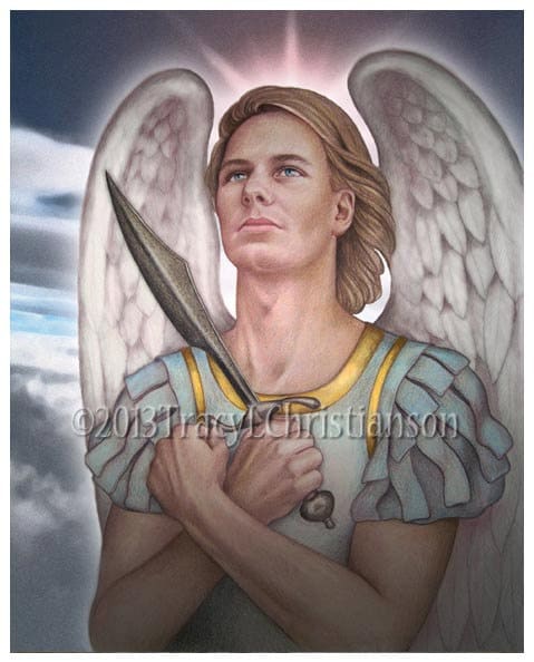 Wall Hangings Wall Décor Archangel Saint Michael Fine Art Print etna.com.pe