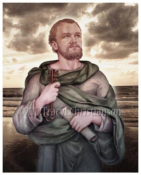 St. Peter the Apostle, Art Print, Catholic Patron Saint of Fishermen - Etsy