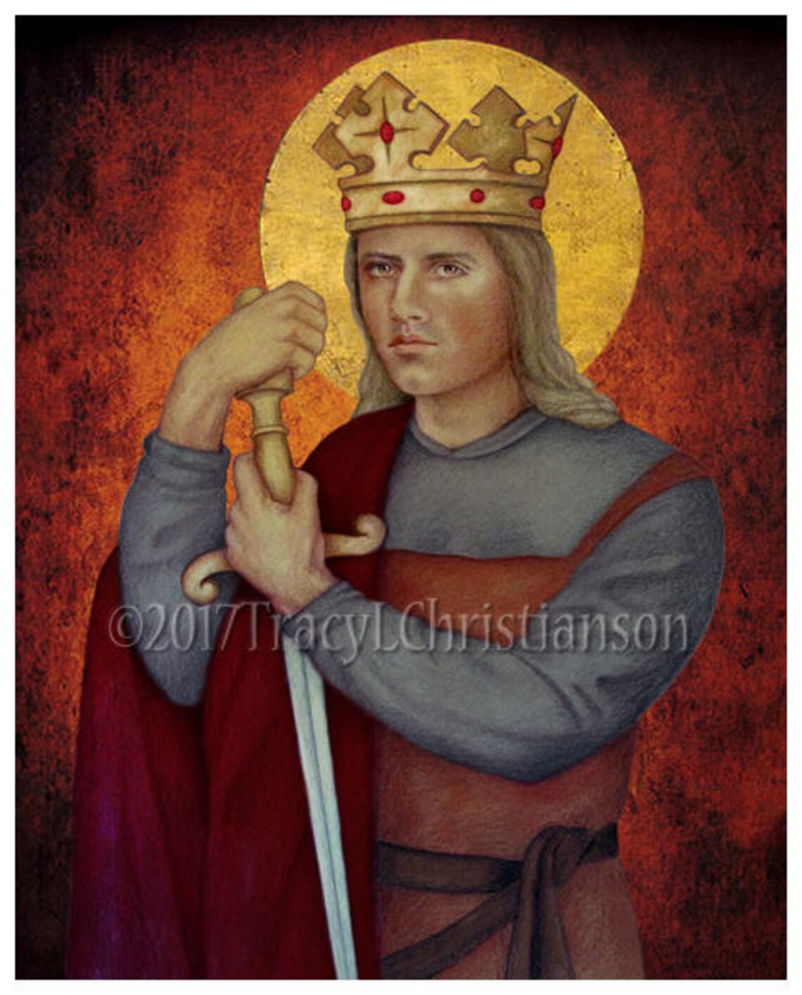St. Eric IX, King of Sweden Art Print Catholic Patron Saint - Etsy