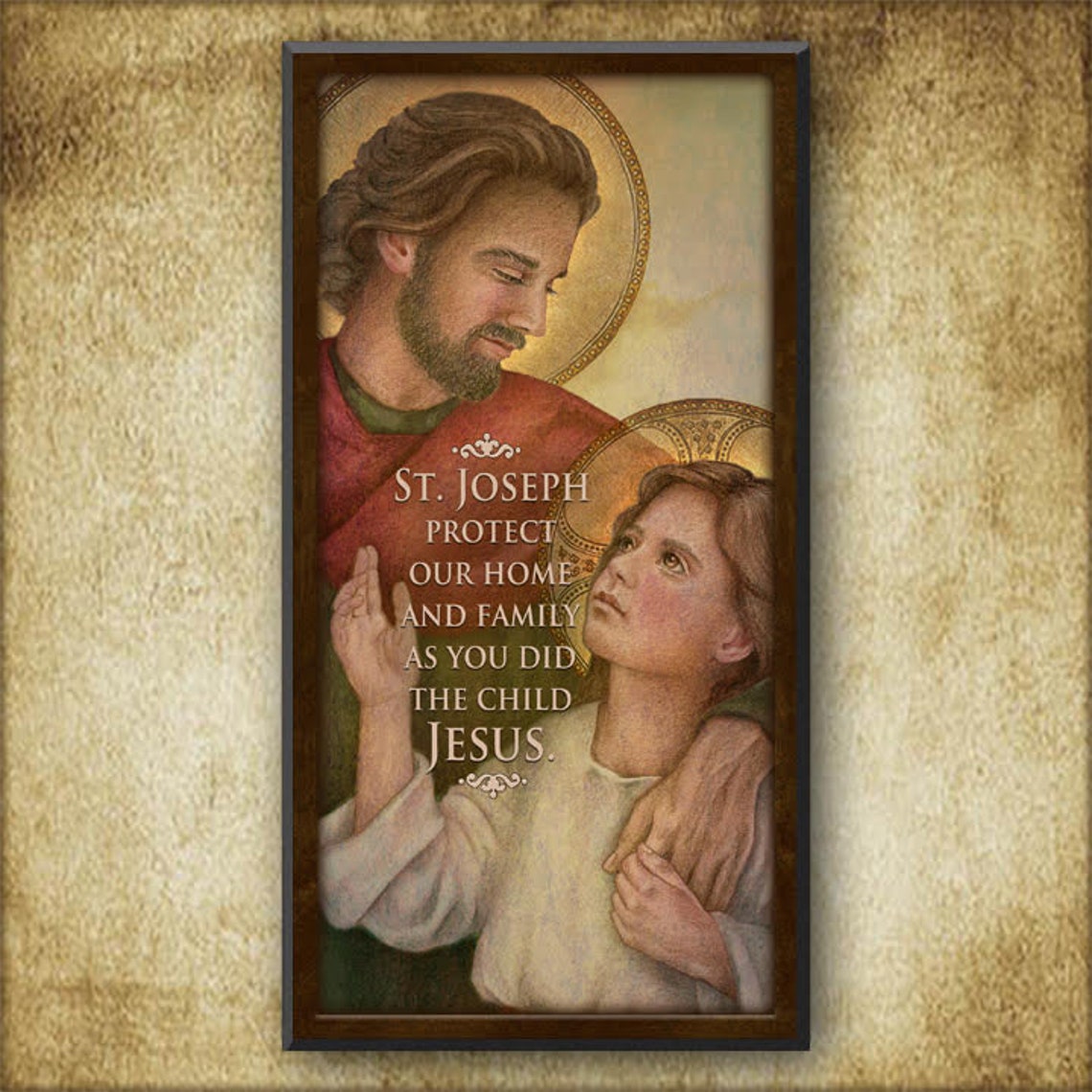 St. Joseph Protector of Christ Inspirational Plaque Fathers - Etsy