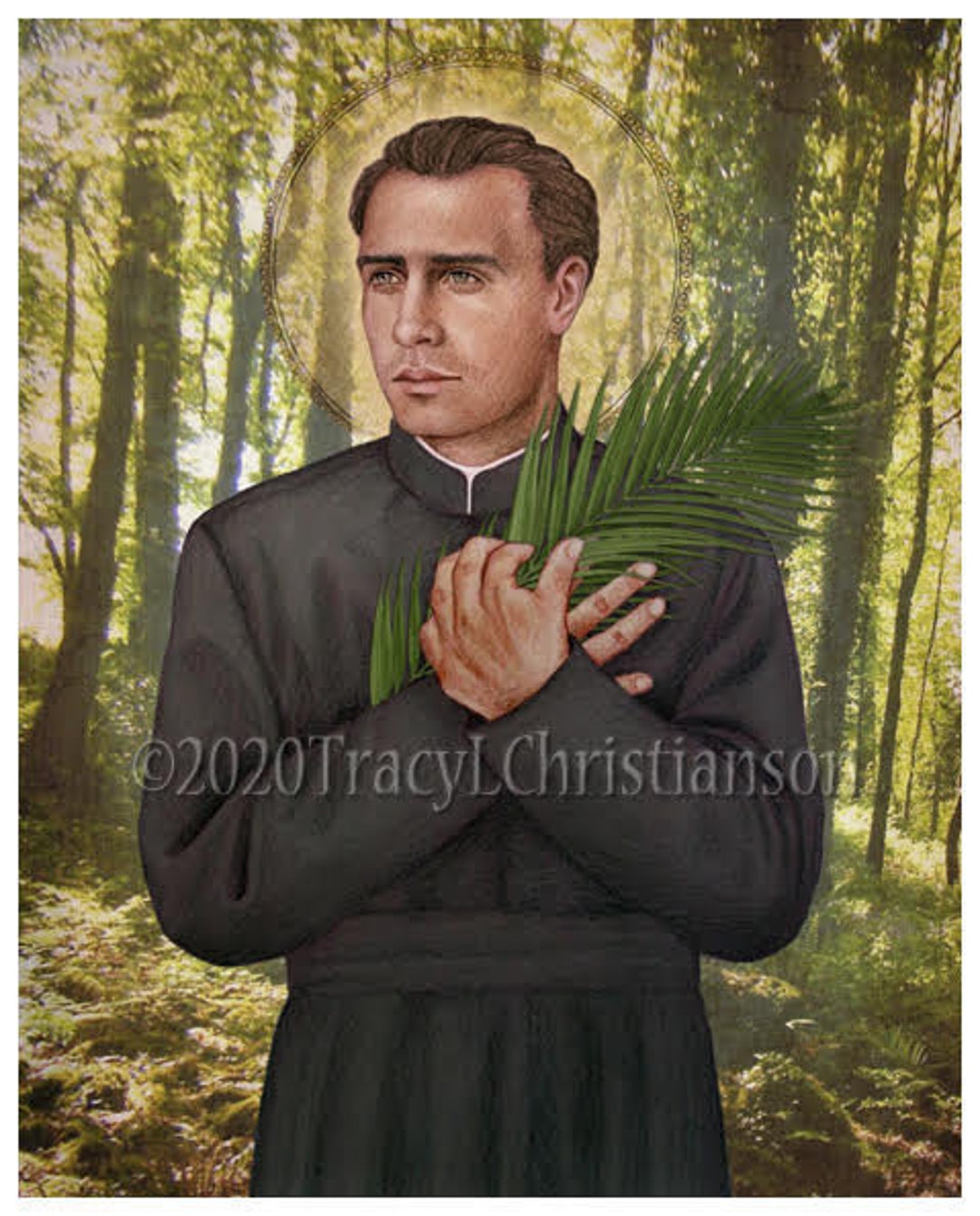St. Charles Garnier Art Print, Catholic Saint, North American Martyr - Etsy
