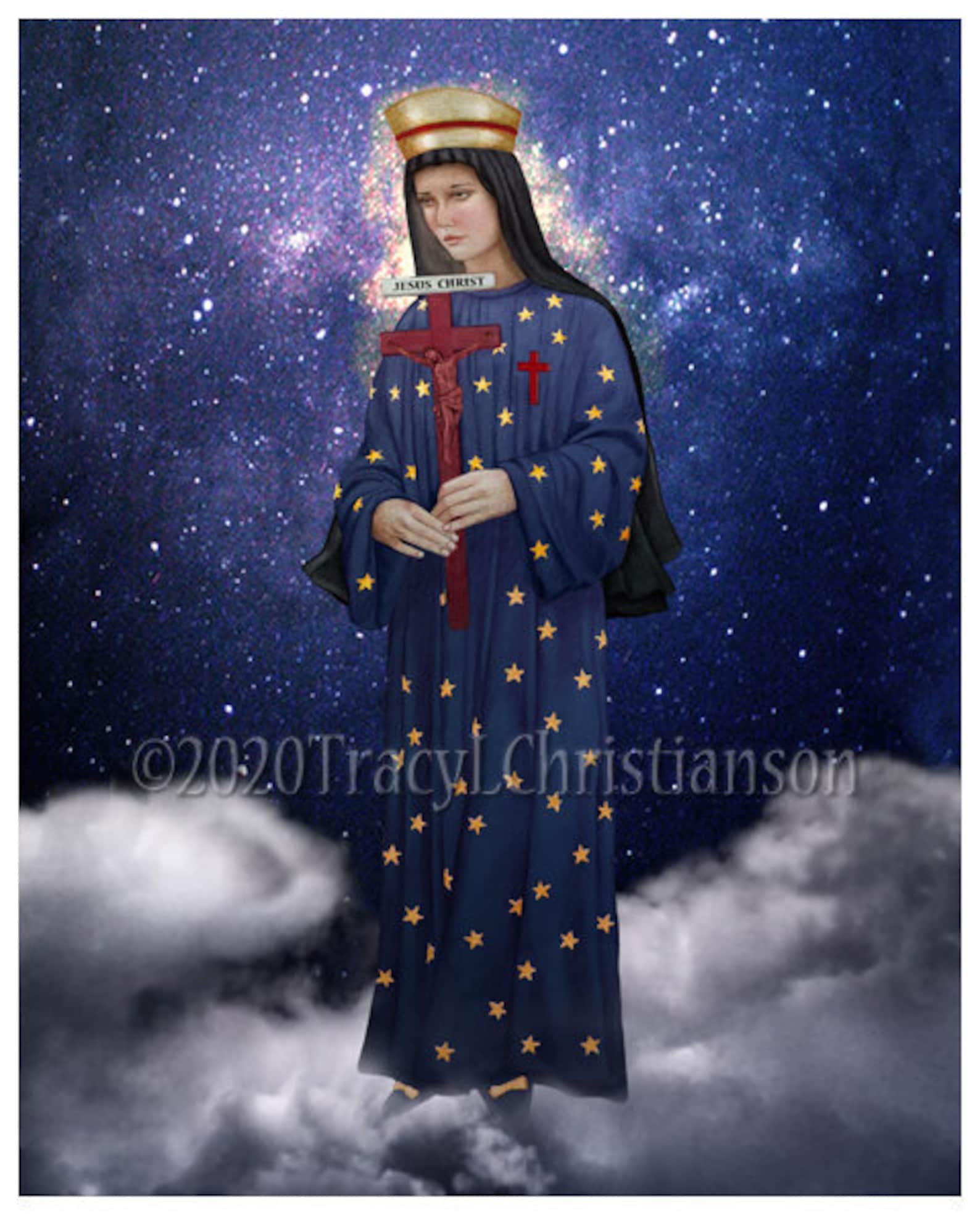 Our Lady of Pontmain Catholic Art Print - Etsy