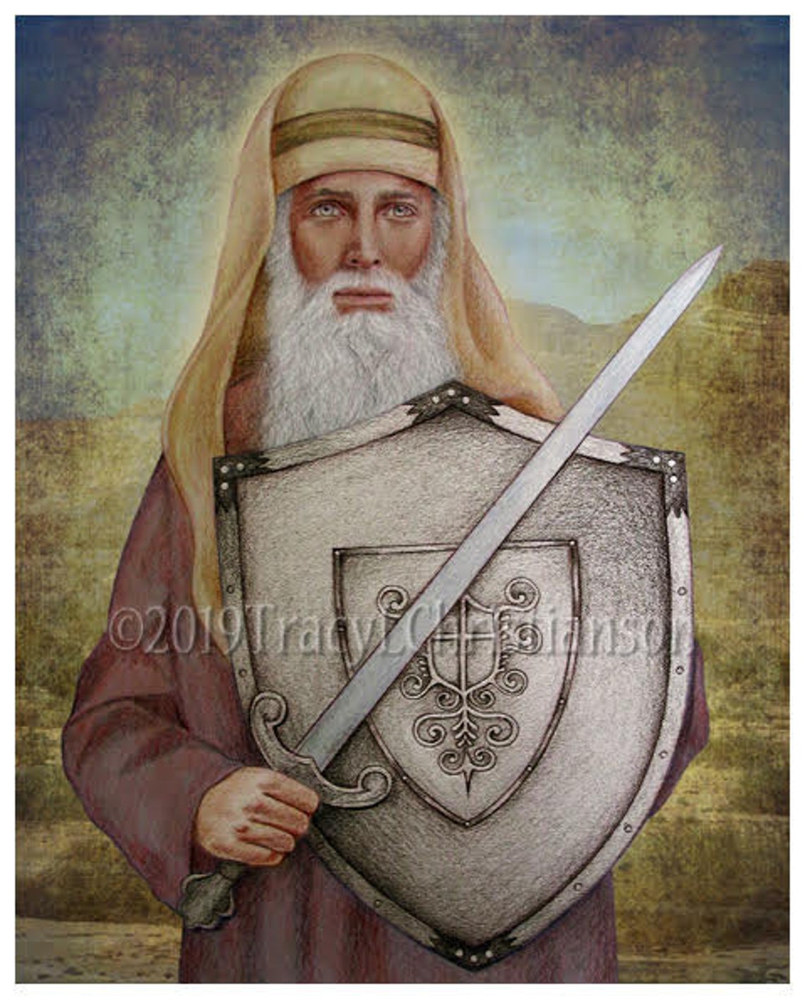 St. Joshua Print Catholic Art Old Testament - Etsy