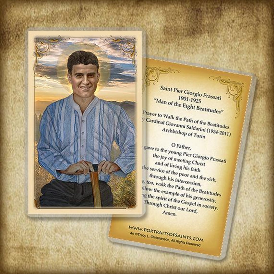 St. Pier Giorgio Frassati (B) Holy Card, Prayer for Youth - Etsy