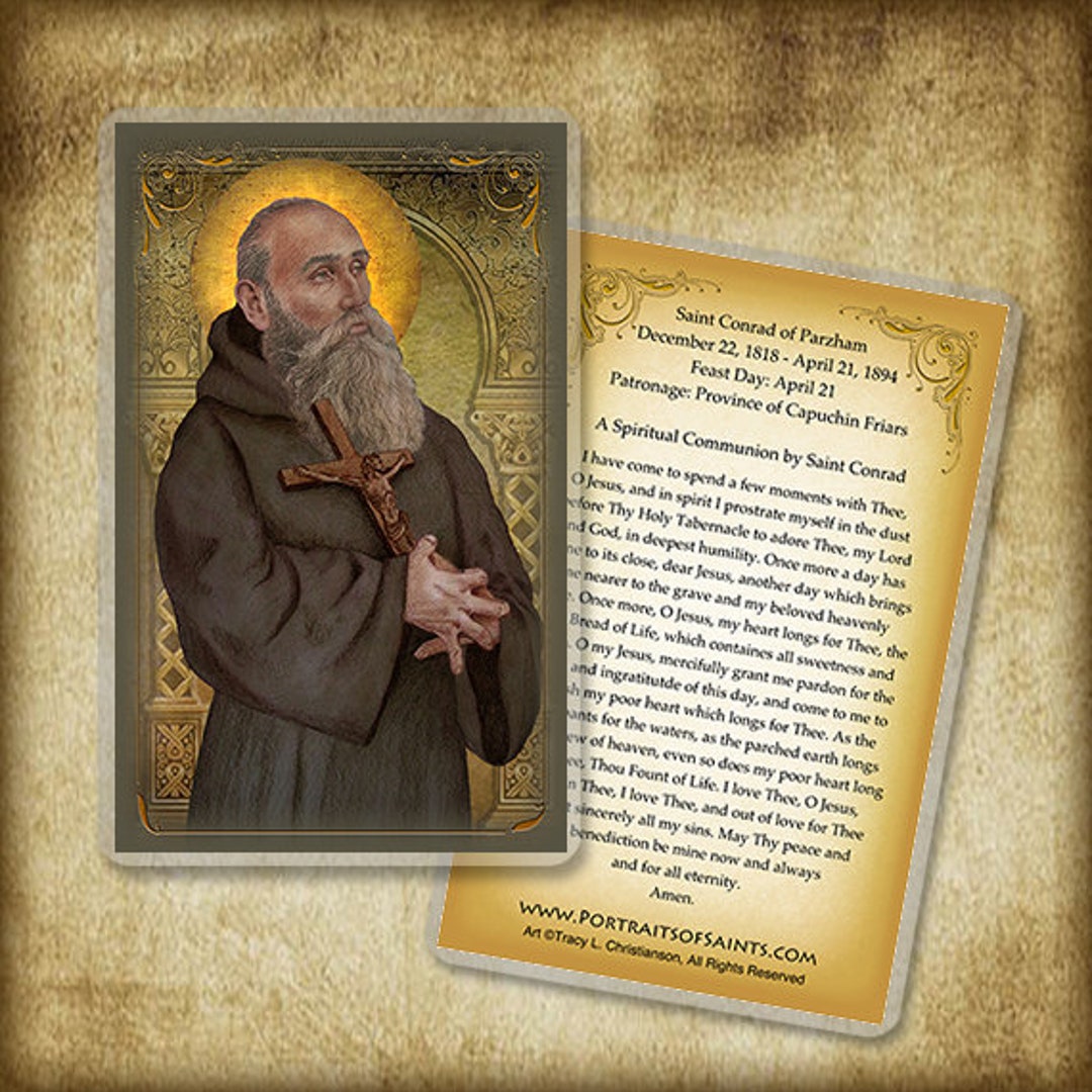 St. Conrad of Parzham Holy Card/prayer Card - Etsy