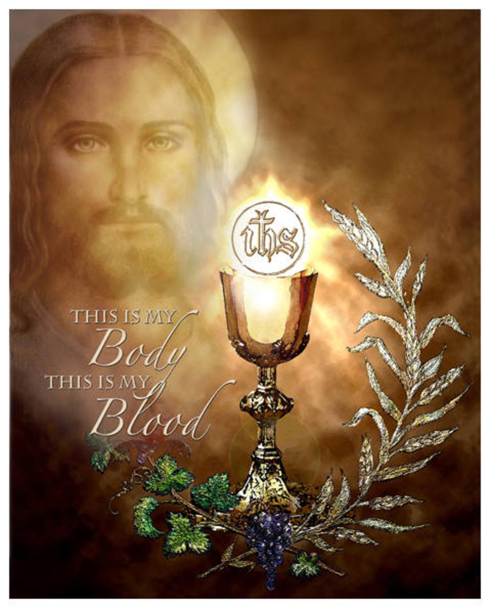 Corpus Christi the Body of Christ Art Print/picture - Etsy