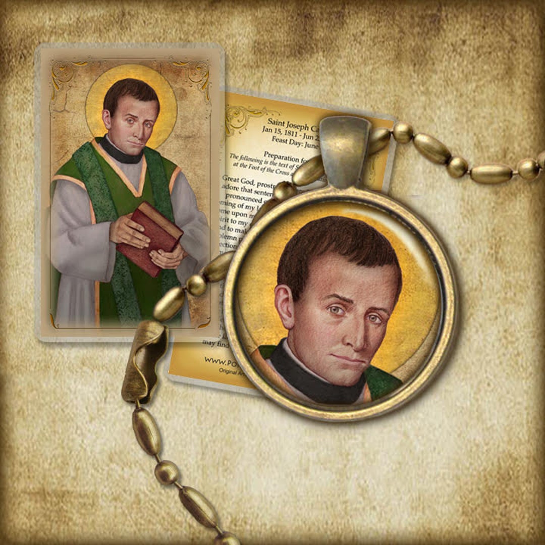 St. Joseph Cafasso Pendant and Holy Card GIFT SET Saint for Those Who ...