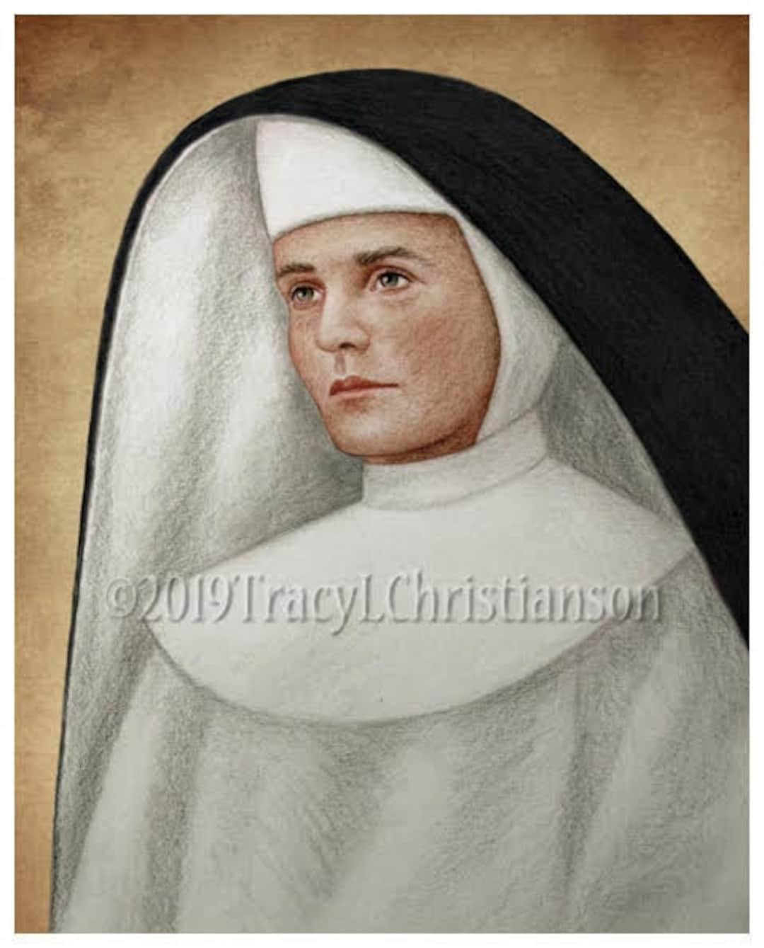 Rose Hawthorne Art Print, Catholic Patron Saint of Cancer Patients - Etsy