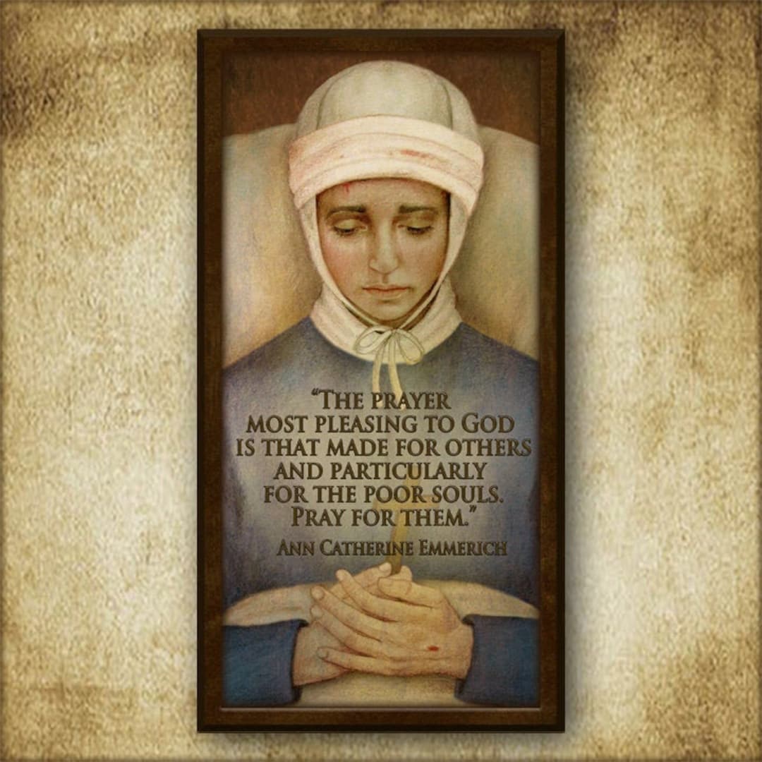 Anne Catherine Emmerich Inspirational Plaque - Etsy