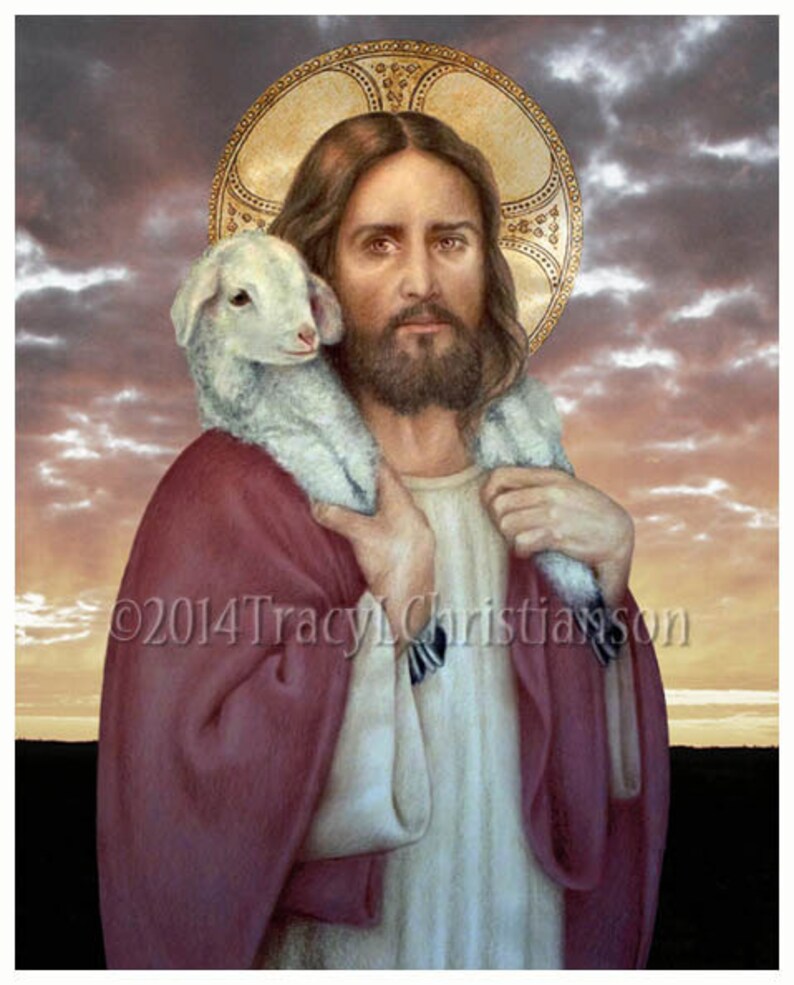 The Good Shepherd Our Lord Catholic Fine Art Print - Etsy Canada
