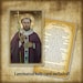 Pope St. Clement I Wood Icon & Holy Card GIFT SET, Confirmation ...