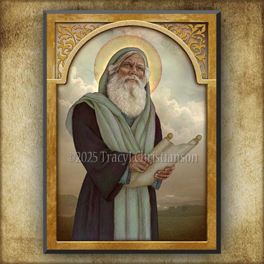 St. Joel Wood Icon/plaque & Holy Card GIFT SET - Etsy