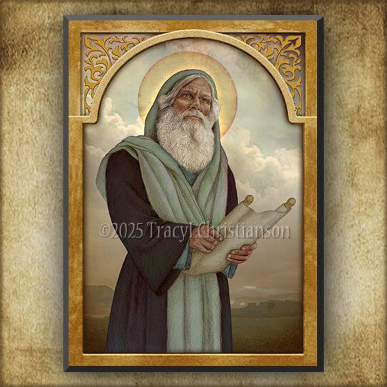 St. Joel Wood Icon/plaque & Holy Card GIFT SET - Etsy